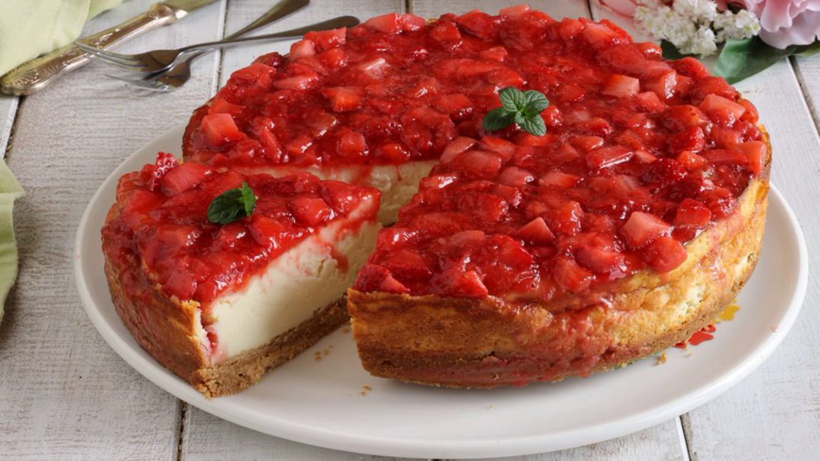 Cheesecake aux fraises fabuleux
