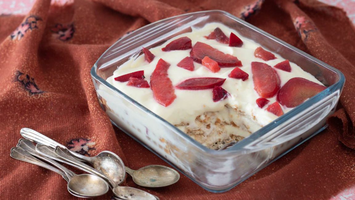 Dessert sans cuisson aux biscuits et à la crème