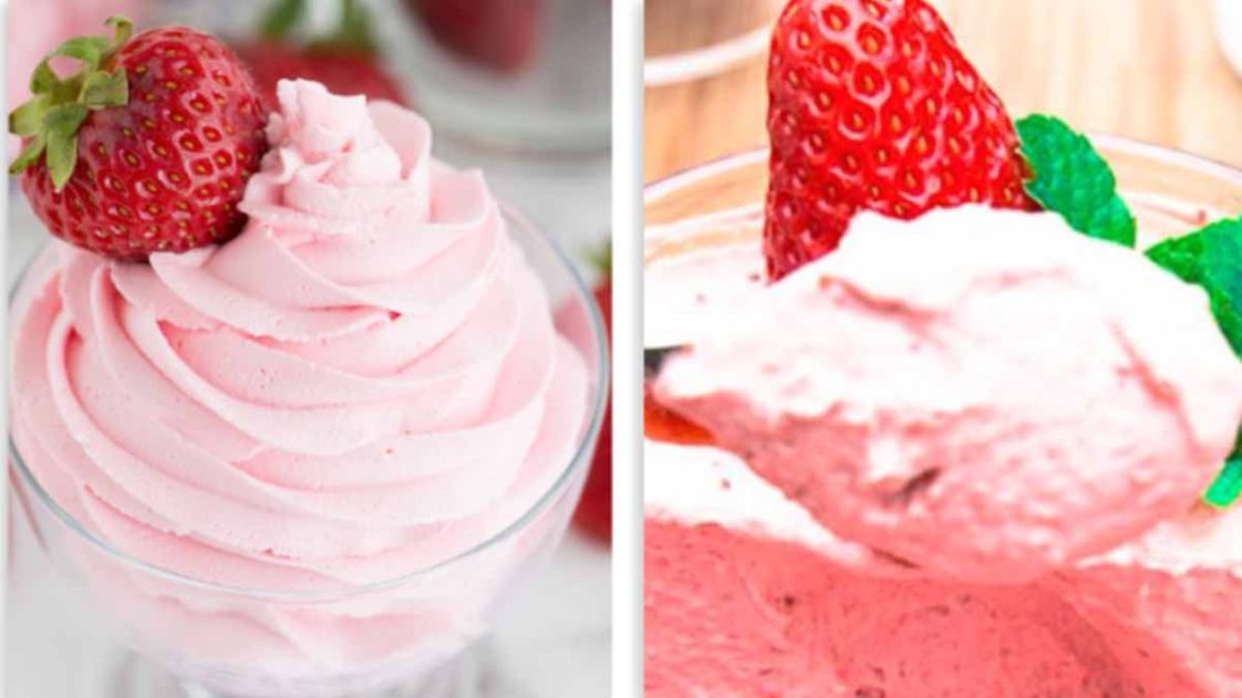 Mousse aux fraises sans crème: fraîche, légère et savoureuse