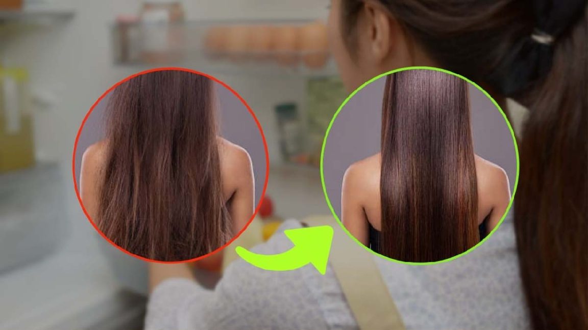 Cheveux secs et cassants : résolvez immédiatement avec cet ingrédient dans le frigo