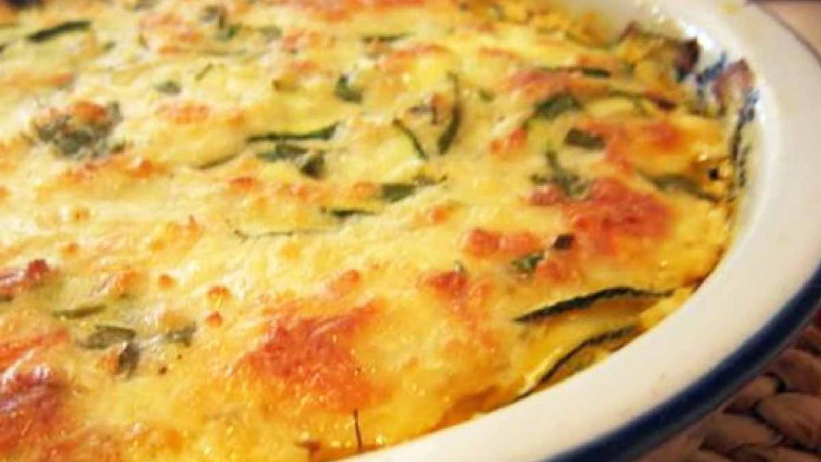 Gratin de courgettes à la ricotta: simple, délicieux et alléchant