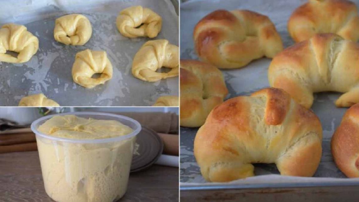 Croissants briochés: une recette simple et délicieuse pour le petit ...