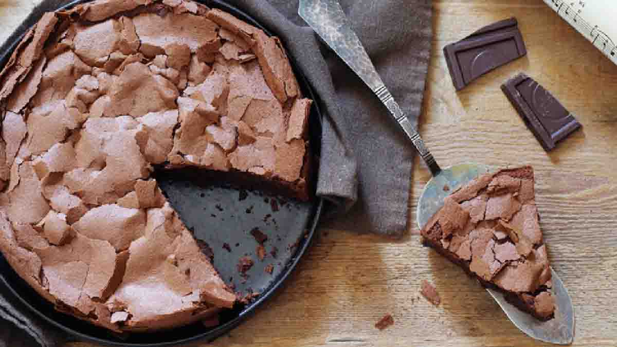 Gâteau brownie: fondant et super bon