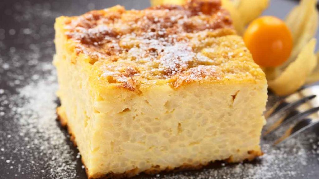 Gâteau de riz au lait crémeux: sa saveur riche et sa texture fondante ...