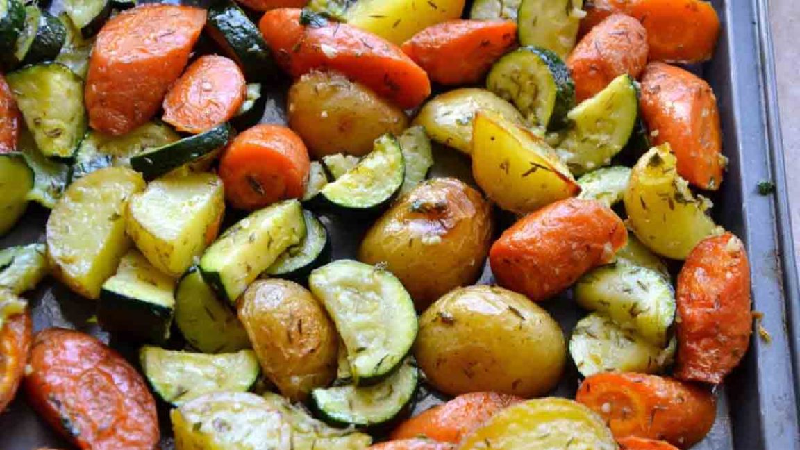 Accompagnement de légumes épicés: très goûteux et parfumé