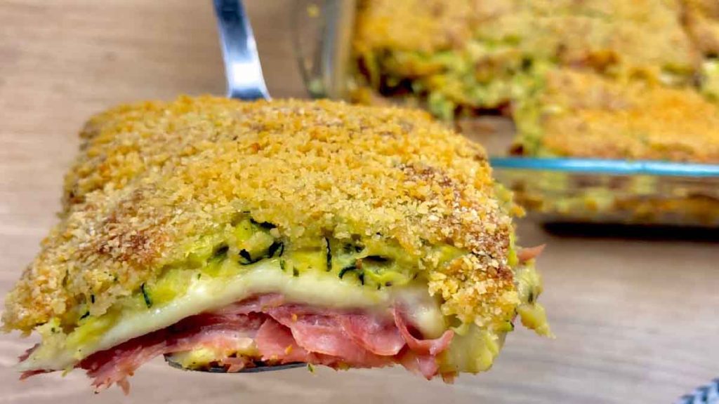 Flan De Courgettes Au Jambon Et à La Mozzarella Un Plat Succulent Et