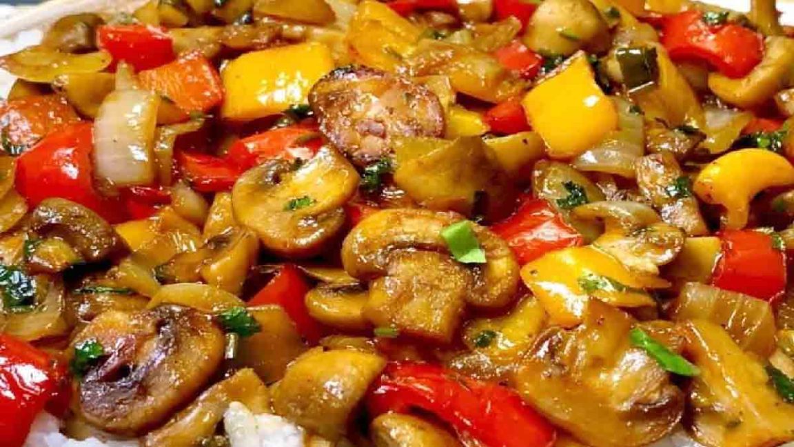 Riz aux champignons à la sauce soja: un plat sain et succulent