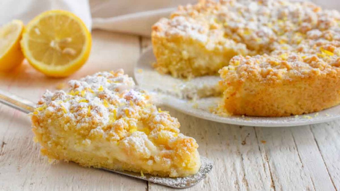 Tarte crumble au mascarpone et au citron: un dessert exquis, crémeux et ...