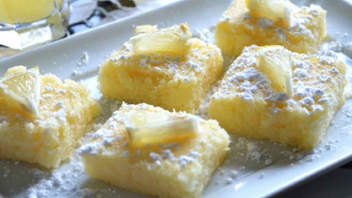 Brownies au citron: doux et légers