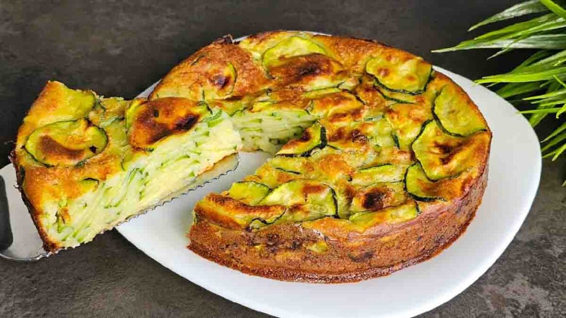Ce gâteau aux courgettes est léger et très délicieux