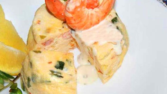 Flan aux crevettes: recette légère et succulente