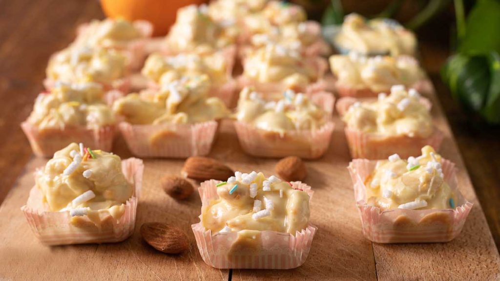 Friandises aux amandes et au chocolat blanc: tellement bonnes et ...