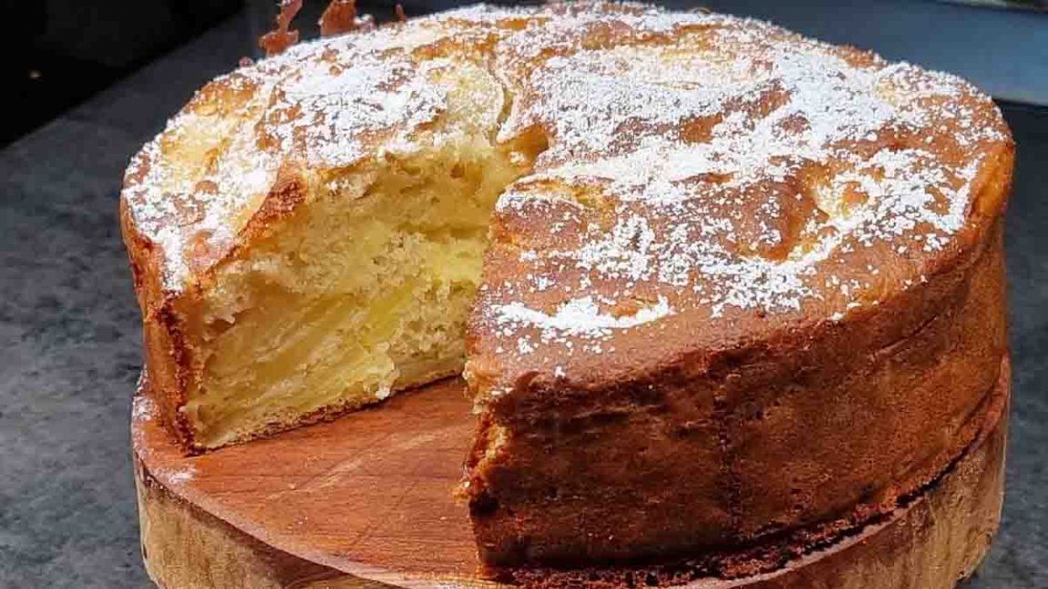Gâteau aux pommes et au yaourt sans beurre: un dessert super bon, léger ...