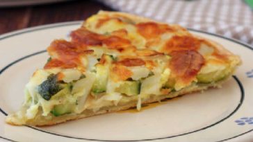 Tarte aux pommes de terre et aux courgettes: un plat succulent et ...