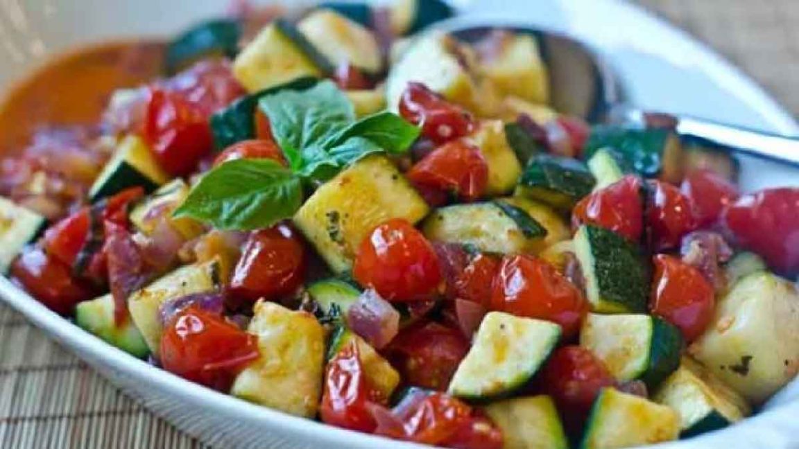 Courgettes poêlées aux tomates cerises: un accompagnement simple et ...