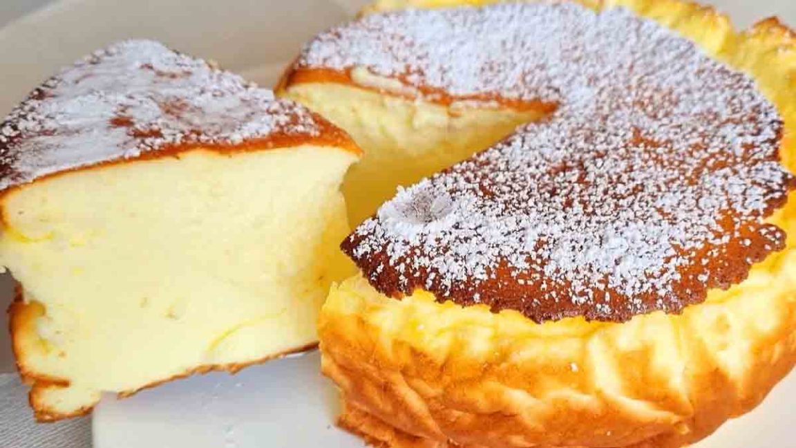 Gâteau au yaourt et à la vanille sans farine: aussi doux et moelleux qu ...