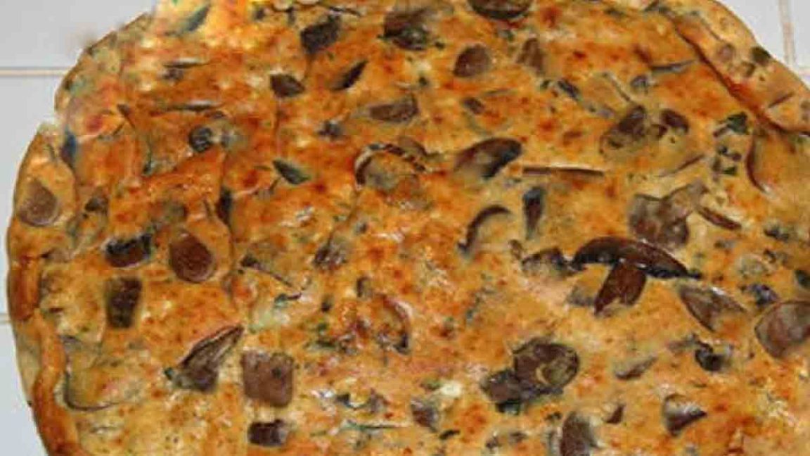 Quiche sans pâte au chorizo et aux champignons: un plat succulent qui ...