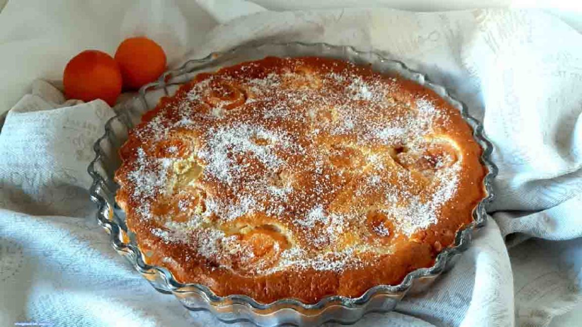 Clafoutis aux abricots: super bon et doux