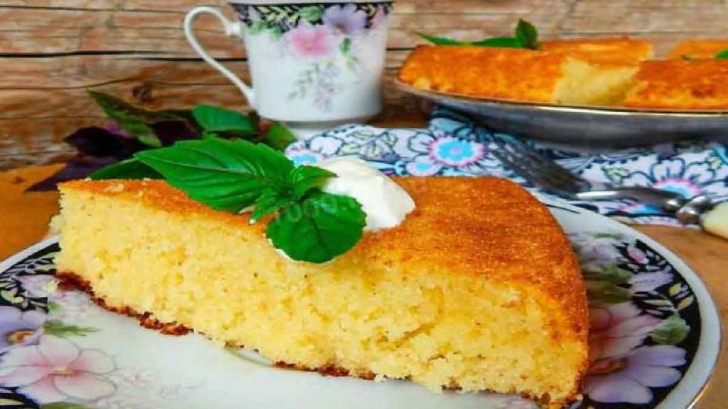 Gâteau de semoule au yaourt: fondant et léger