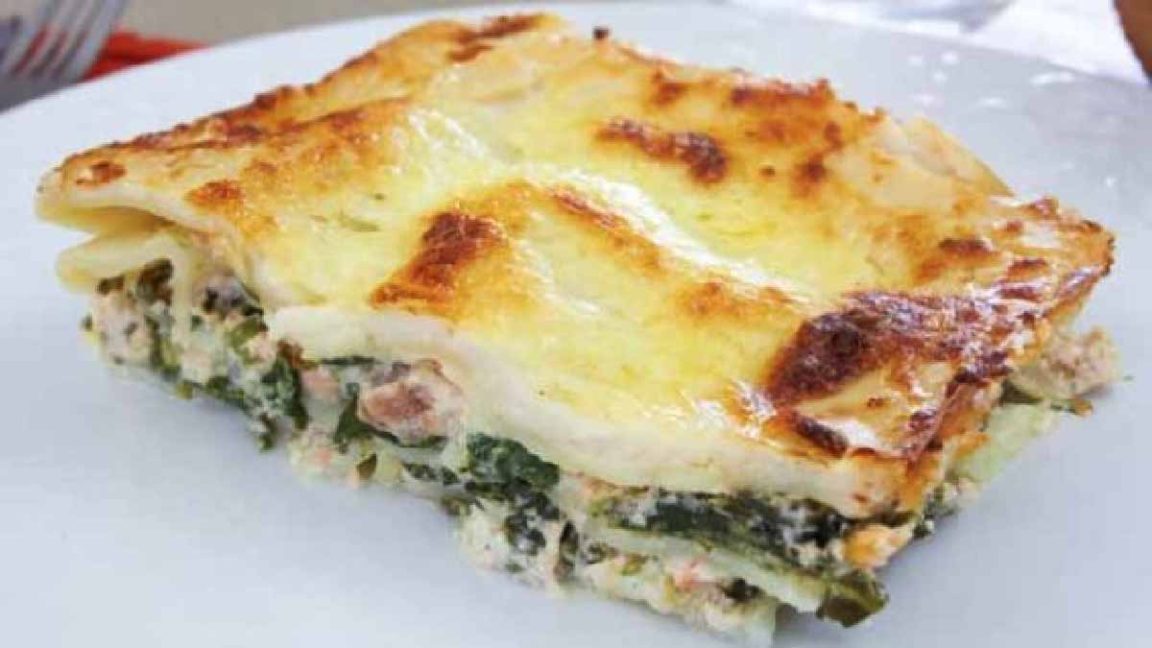 Lasagnes aux épinards et au colin: un plat sain, léger et succulent