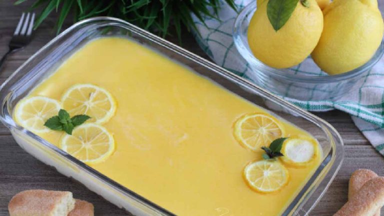 Tiramisu au citron sans œufs: un dessert fabuleux, sain et super bon