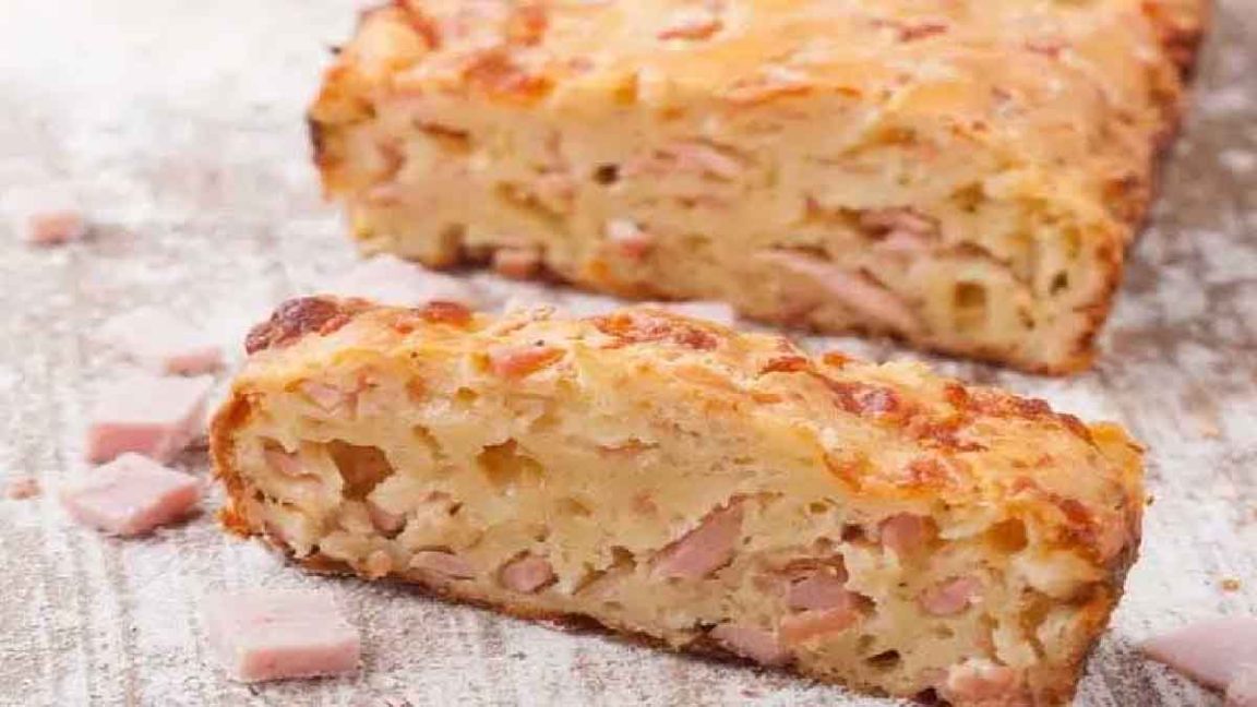 Cake au jambon et aux fromages: super délicieux et léger, parfait pour ...