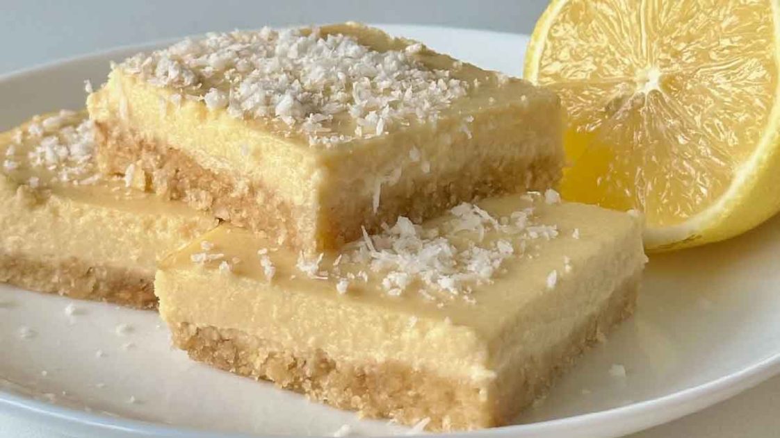 Gâteau crémeux à la noix de coco et au citron: un gâteau low carb super ...