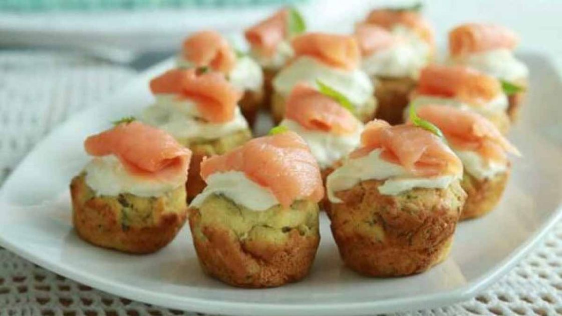Muffins au fromage frais et au saumon fumé: pour un apéritif alléchant ...