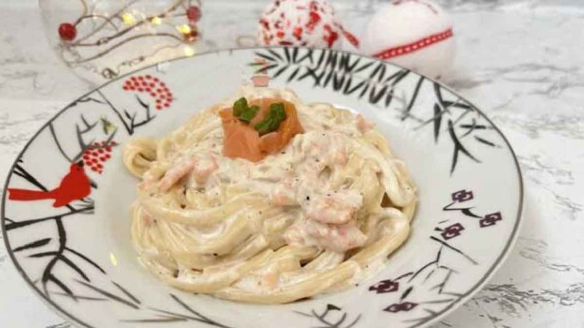 Spaghettis Crémeux Au Saumon Fumé Un Plat Léger Et Super Bon