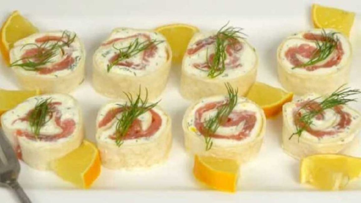 Wraps roulés au boursin et au saumon fumé: une recette irrésistible et ...