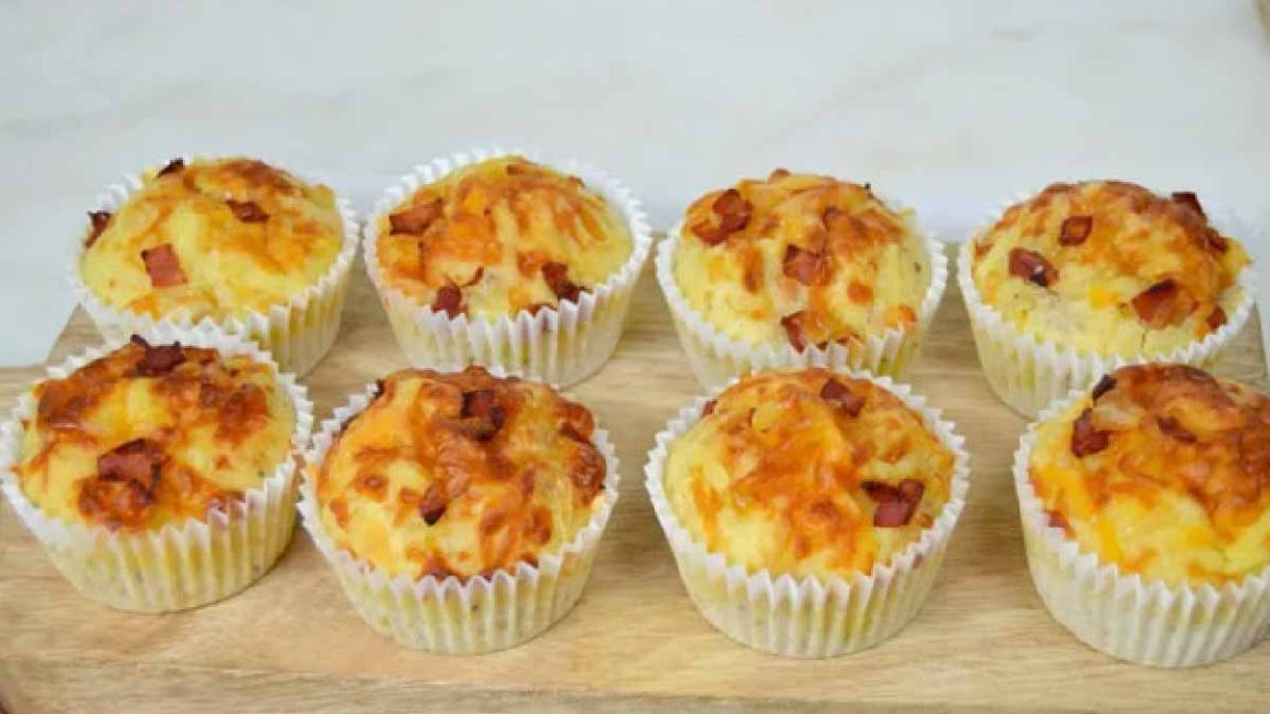 Muffins aux lardons et à l'emmental: la recette parfaite pour un ...