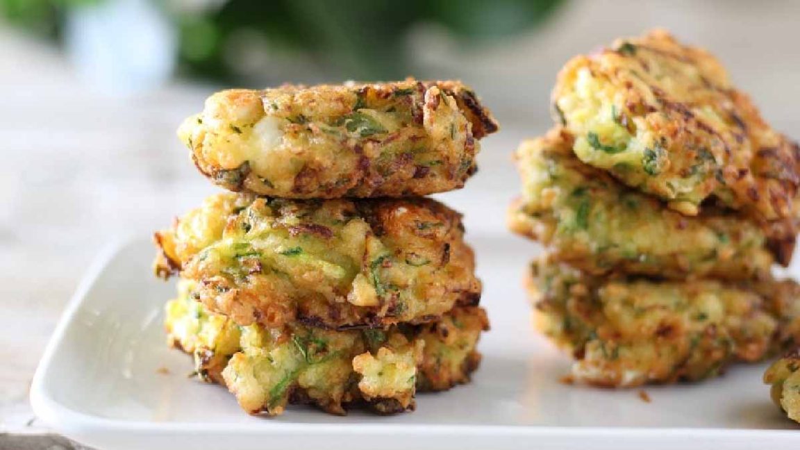 Beignets de courgettes à la feta: super bons et gourmands