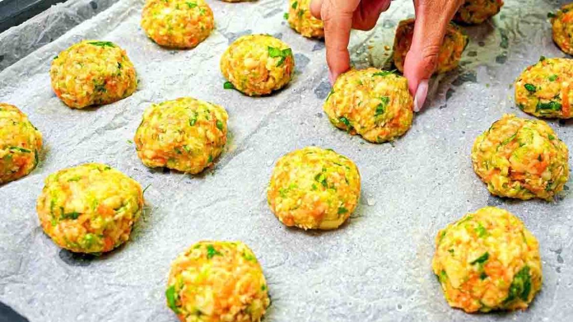 Boulettes de légumes à l'avoine: très délicieuses et légères