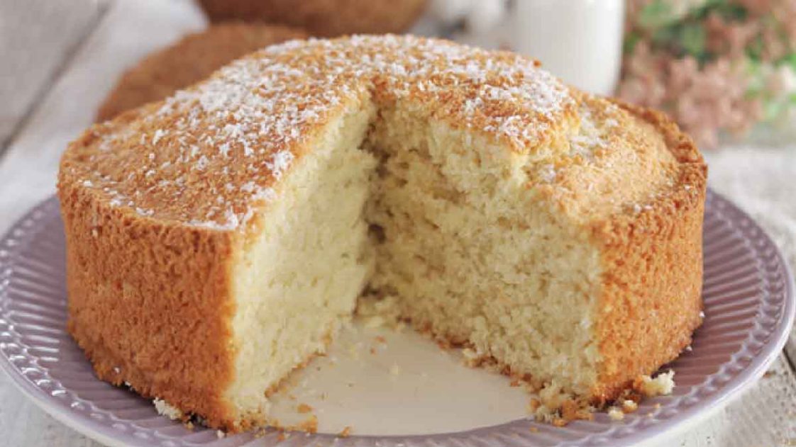 Gâteau au coco: sans lactose, très délicat et gourmand