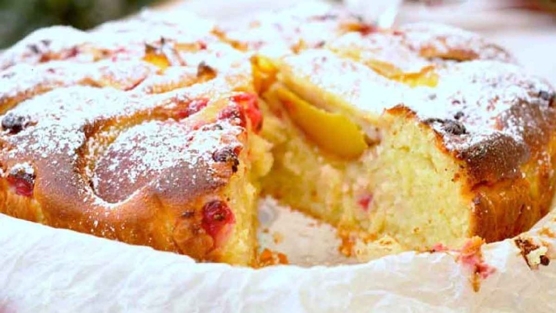 Gâteau au Skyr et aux fruits frais: très savoureux, léger et moelleux