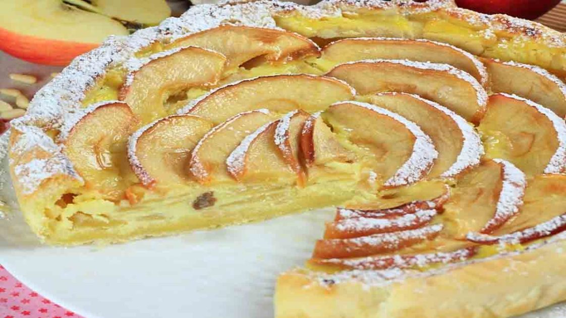Gâteau-tarte aux pommes et à la ricotta: un dessert irrésistible et ...