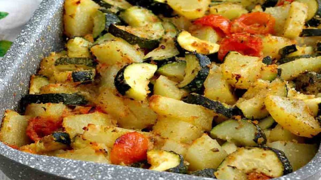 Pommes de terre et courgettes gratinées: un accompagnement sain et ...