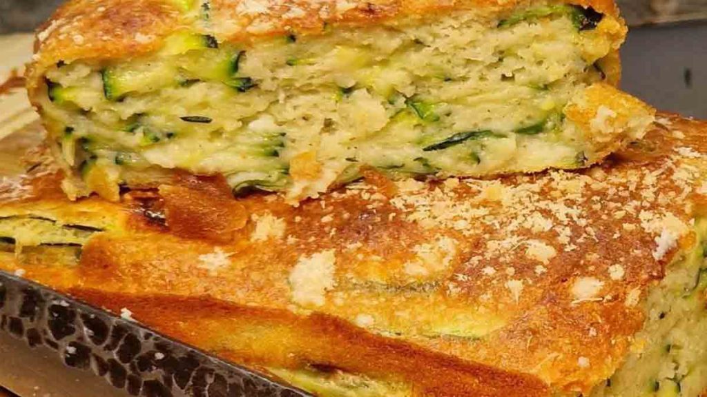 Gâteau invisible aux courgettes: très peu de pâte et beaucoup de ...