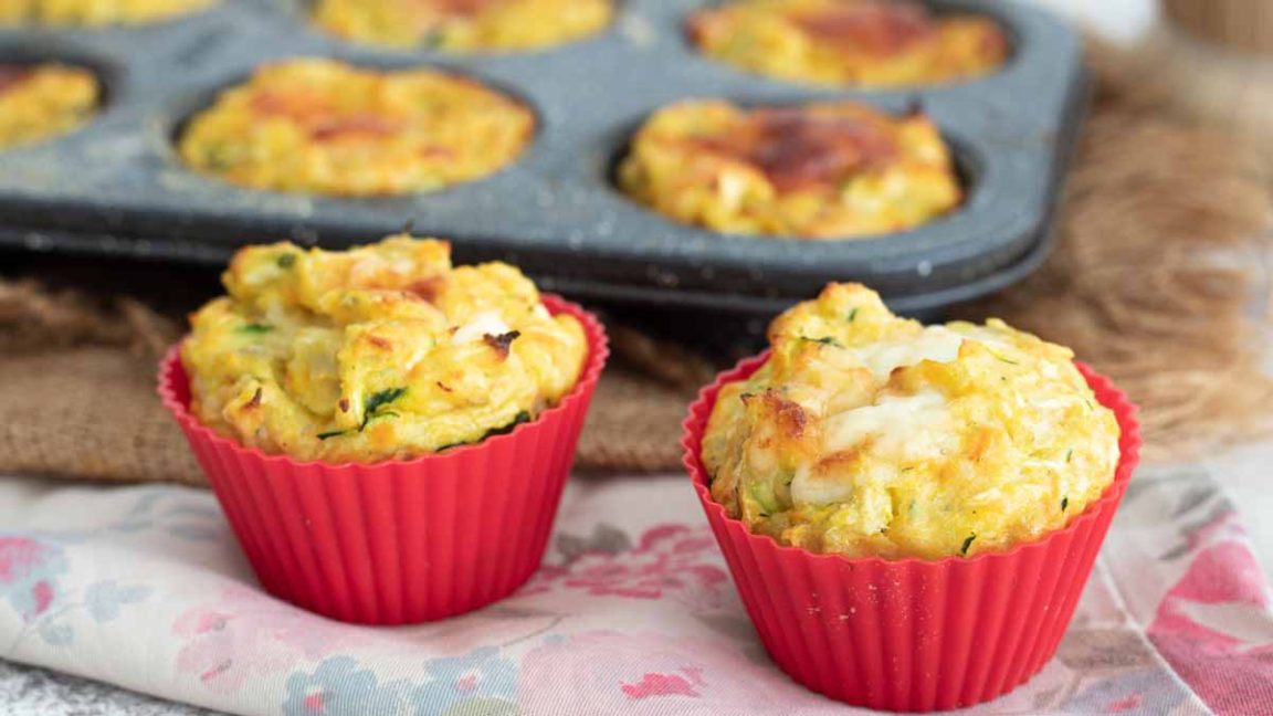 Muffins filandreux aux légumes: un apéritif simple et super savoureux