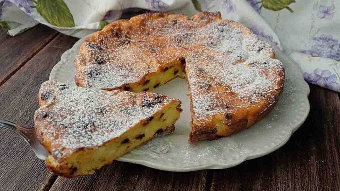 Gâteau à la ricotta à l'orange et aux pépites de chocolat: très ...