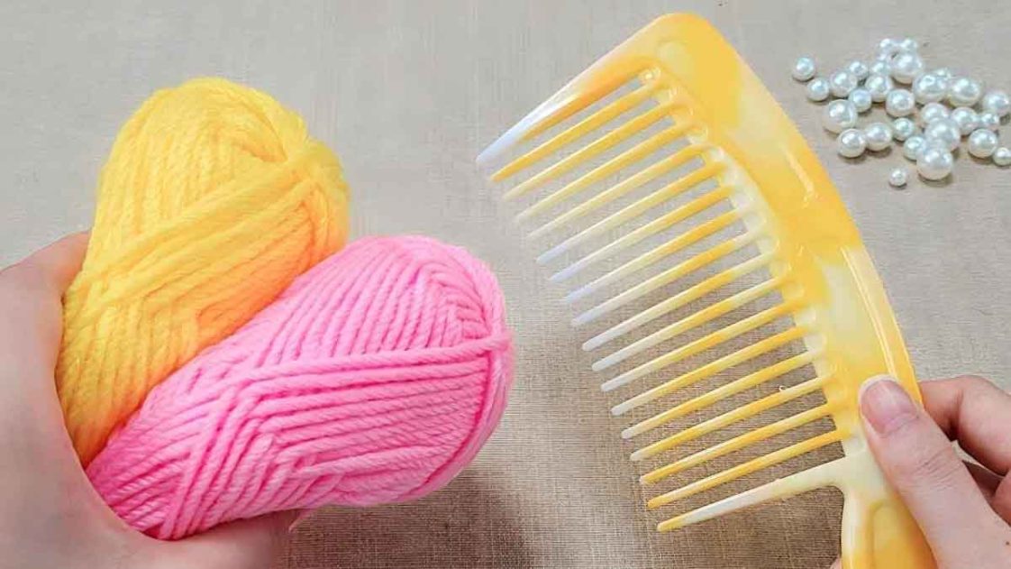Un peigne et un fil de laine : voici ce que vous pouvez créer en une ...