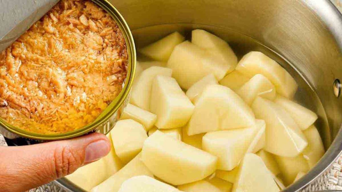 Gâteau de pommes de terre au thon: un plat super savoureux, pas cher et ...