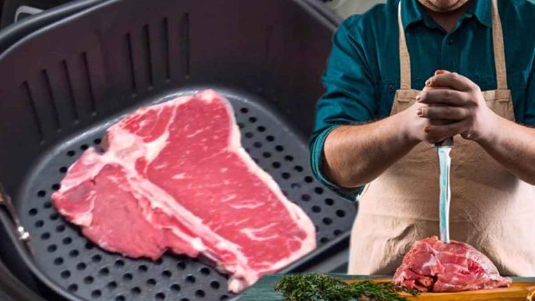 La recette du chef pour cuisiner un steak Angus dans la friteuse à air