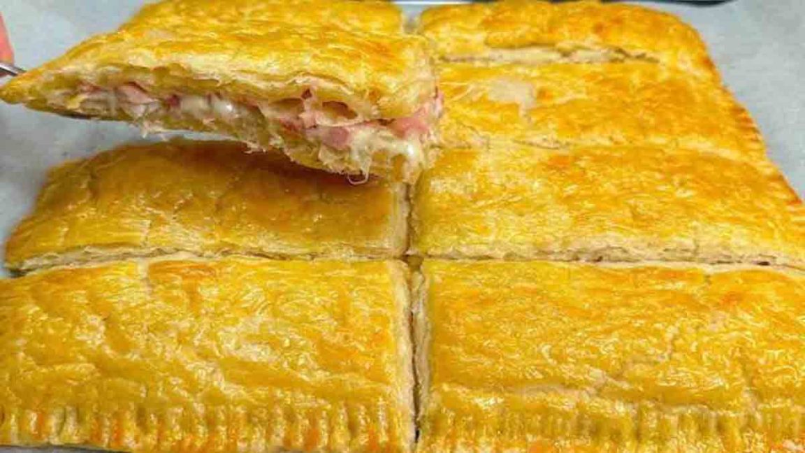 Feuilletés au jambon et à la mozzarella: super délicieux et filandreux