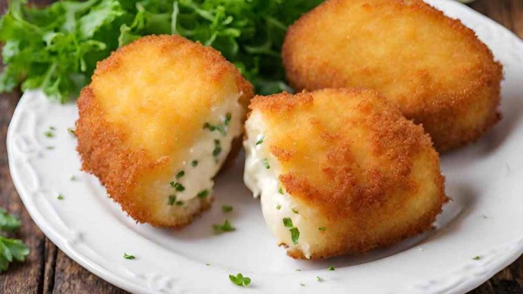Croquettes de pommes de terre au fromage: filandreuses et gourmandes