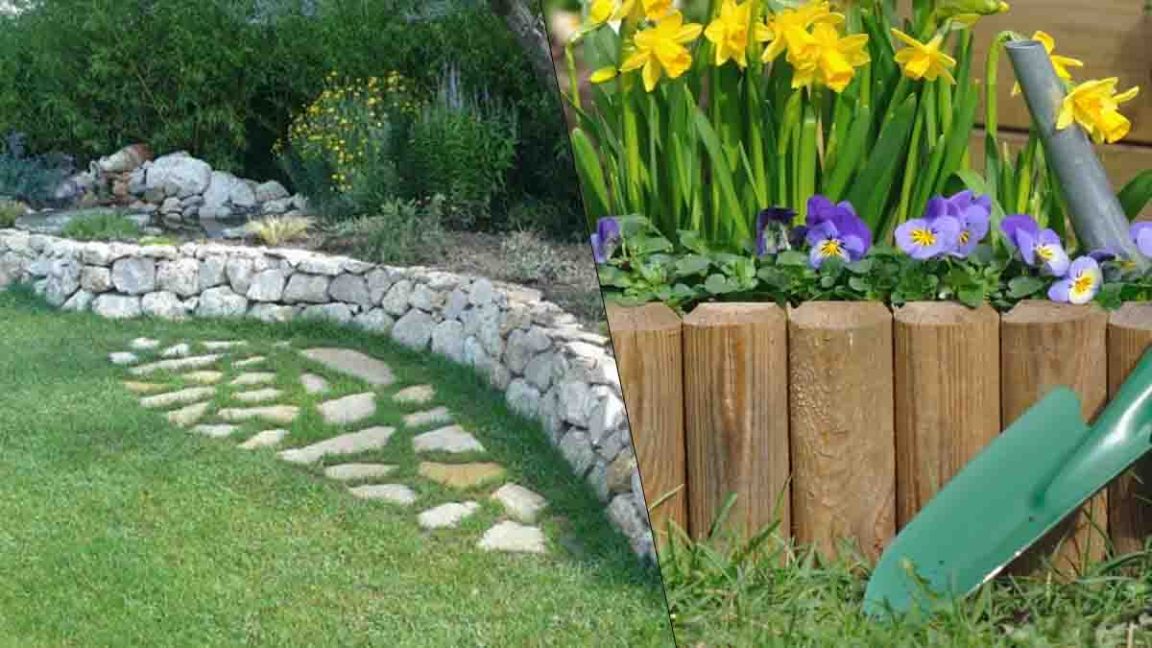 4 idées pour créer des bordures de jardin pas chères et esthétiques