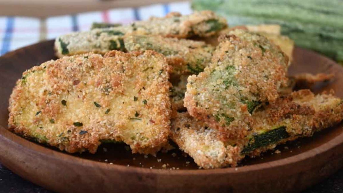 Courgettes panées: délicieuses et croustillantes, avec une panure bien ...