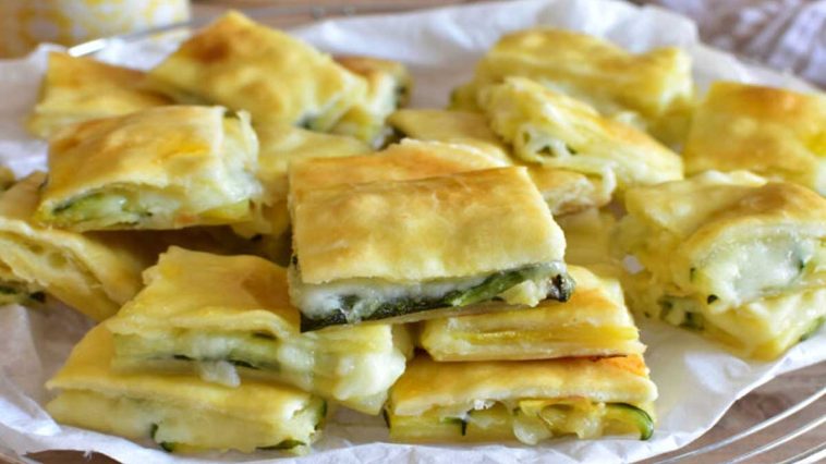 Feuilletés aux courgettes et à la mozzarella: des délices filandreux ...