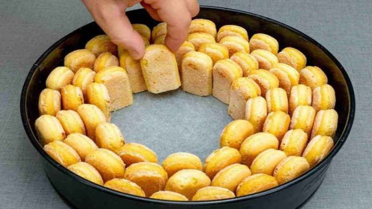 Gâteau de boudoirs à la crème de mascarpone au chocolat blanc: un ...