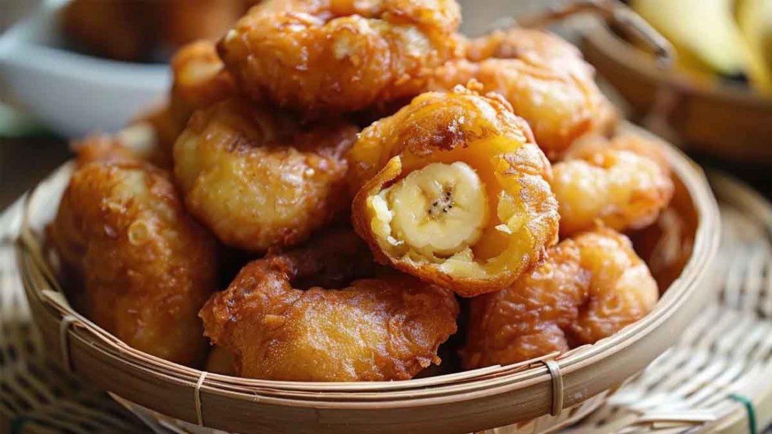 Beignets de banane fondants en bouche et agréablement sucrés
